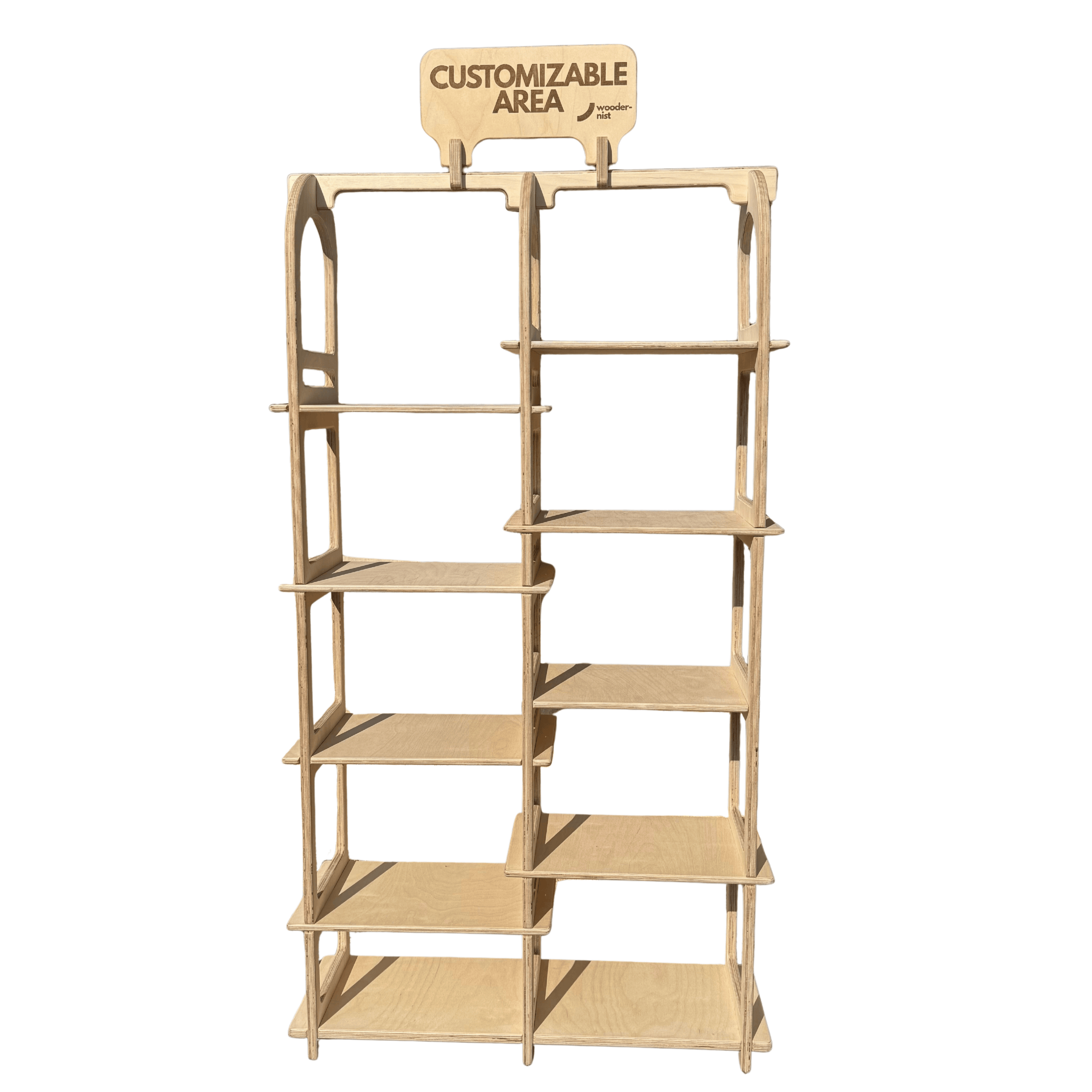 Floorista Collapsible Wooden Floor Display Stand
